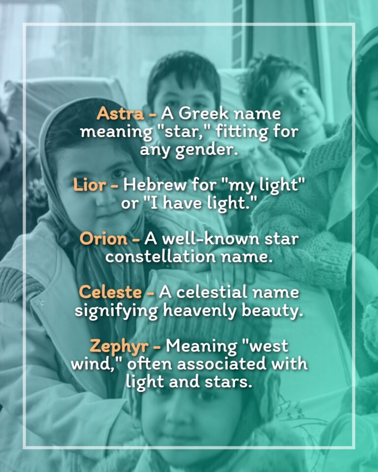 80+ Beautiful Names That Mean Star (For Boys & Girls) - ThePleco Mag